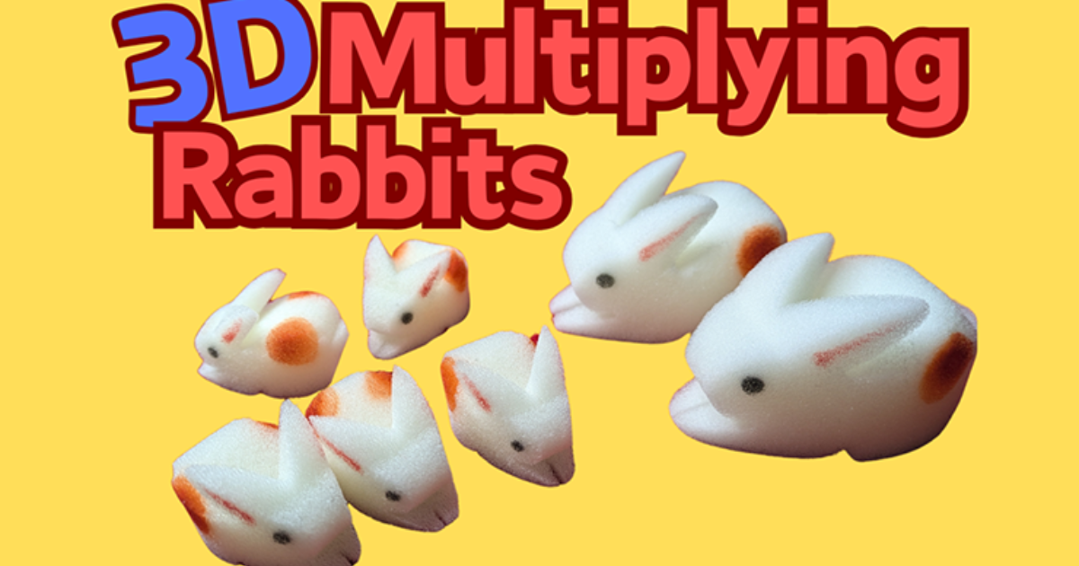my-magicshop.com | 3D Multiplying Rabbits (7 Pc Mom and Pop with 5…