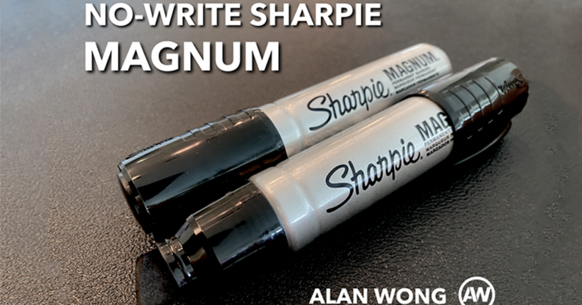 my-magicshop.com | No Write Sharpie Magnum by Alan Wong