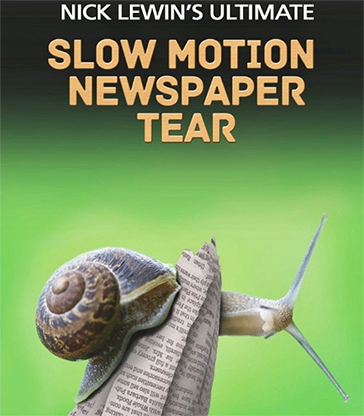 Nick Lewin's Ultimate Slow Motion Newspaper Tear | Magicshop AG
