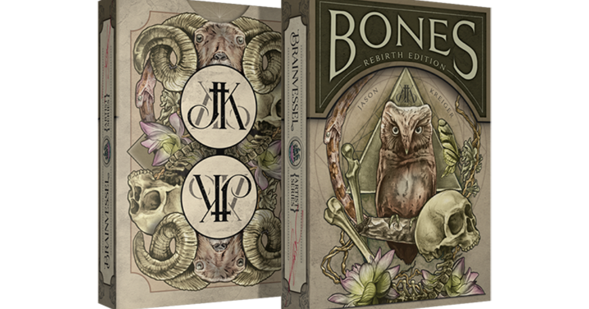 my-magicshop.com | Bones (Rebirth) Playing Cards by Brain Vessel