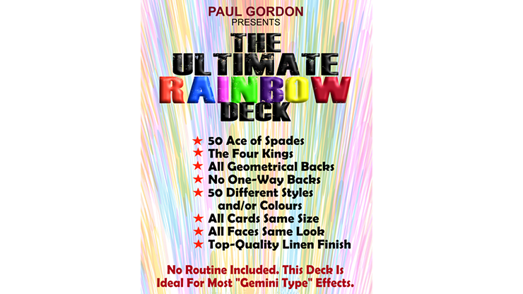 my-magicshop.com | The Ultimate Rainbow Deck by Paul Gordon - Trick