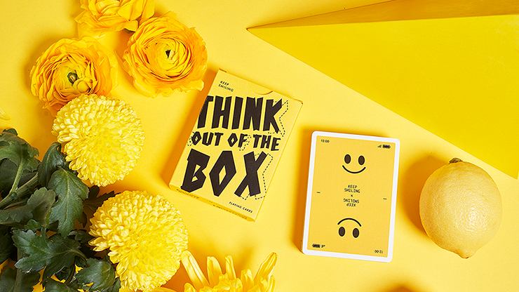 my-magicshop.com | Keep Smiling Yellow V2 Playing Cards by Bocopo