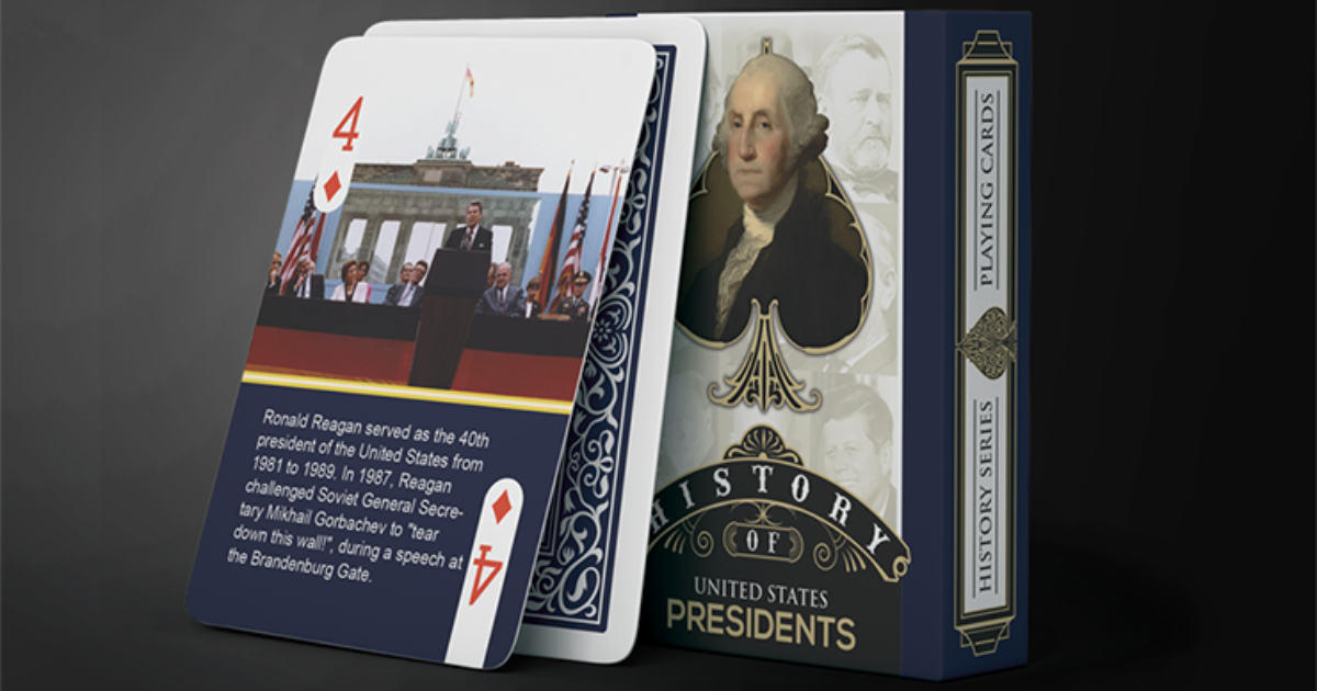 my-magicshop.com | History Of American Presidents Playing Cards