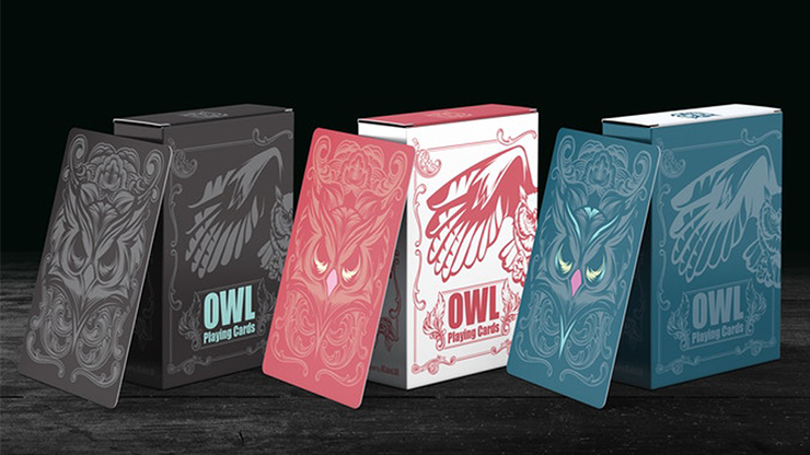Owl (Blue) Playing Cards | Magicshop AG